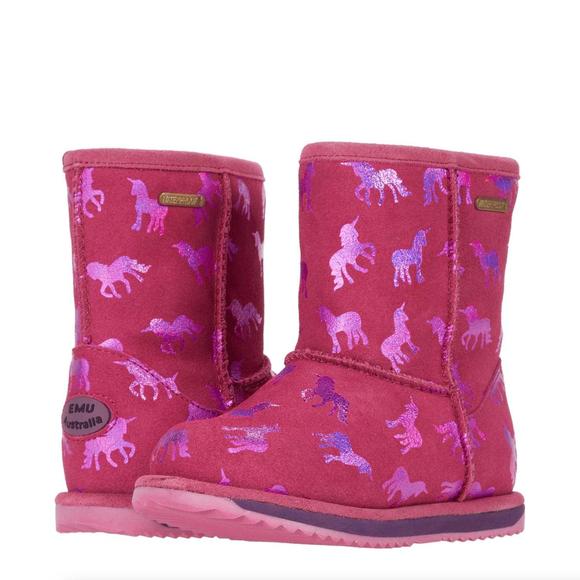 EMU AUSTRALIA | Shoes | New Emu Australia Girls Rainbow Unicorn Brumby ...